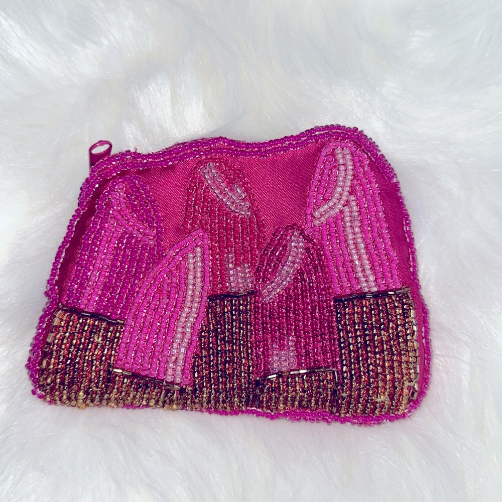 Super Cute & Flirty Pink & Gold Rhinestone Lipstick C… - Gem